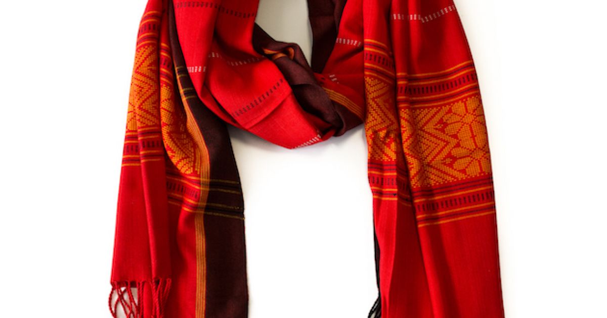 The Hunger Project NZ: Handwoven Tribal Cotton Scarf